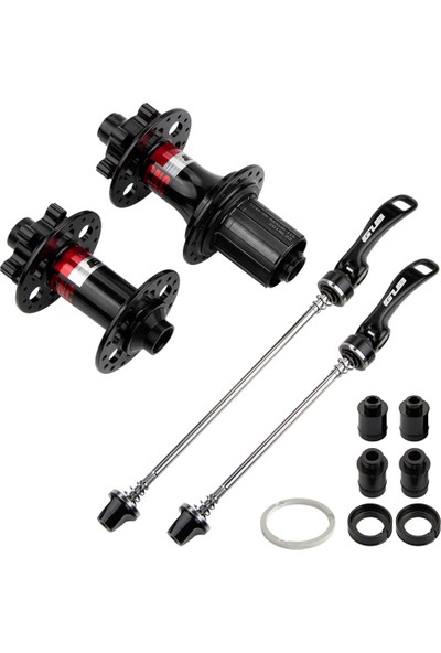 Homyl Dağ Bisikleti Hub Set 4 Rulmanlar Disk Fren 32 Delik Bisiklet Hub'ları ve Şişleri (Yurt Dışından)