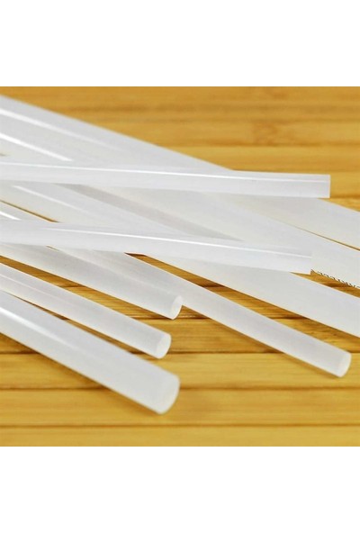 Şeffaf Sıcak Silikon Çubuğu Mum Silikon Kalın 1 kg 30 cm