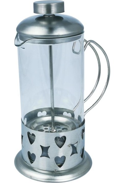 Çanak Sepeti Bitki Çayı Demliği & Demleme & French Press Kalp Çanak Sepeti Bitki Çayı Demliği & Demleme & French Press Kalp