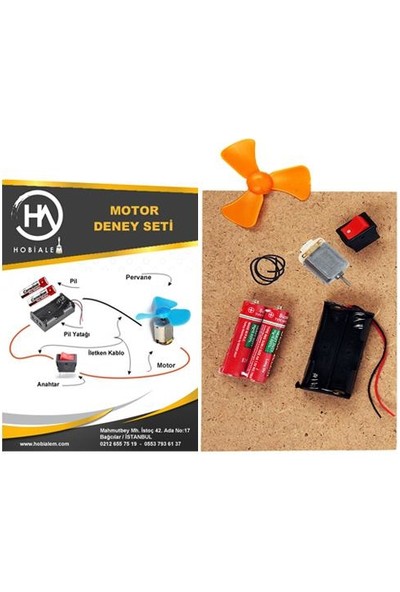 Hobialem Basit Motor Devresi Deney Seti Eğitici Motor Devresi Iş Eğitimi Seti Hobialem Basit Motor Devresi Deney Seti Eğitici Motor Devresi Iş Eğitimi Seti