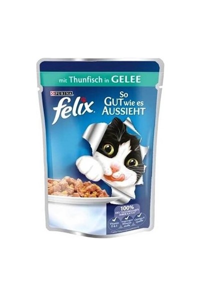 Felix Purina Felix Ton Balıklı Kedi Yaş Maması 100 gr