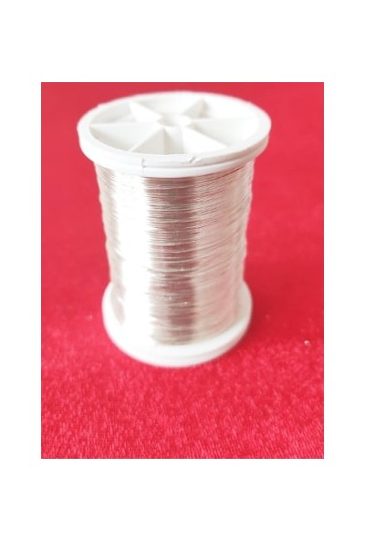 Tuğra Tablo Bakır Tel Vernikli Beyaz Filografi Teli 50MT Tuğra Tablo Bakır Tel Vernikli Beyaz Filografi Teli 50MT
