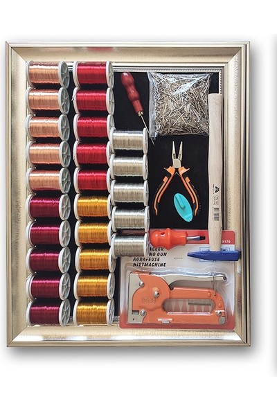 Tuğra Tablo Filografi Set Çerçeveli Dev Set 40 x 50 cm