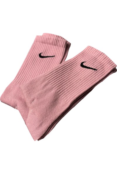 Nike Unisex Pudra Spor - Tenis Çorap Seti - 3'lü