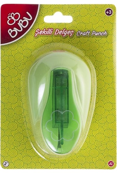 Bu-Bu Şekilli Eva ve Kağıt Delgeç Çiçek