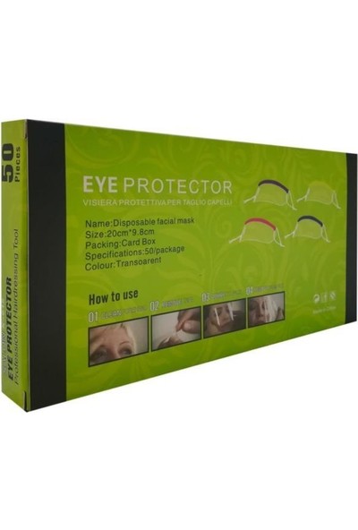 Claris C-62001 Tek Kullanımlık Göz Koruyucu 50LI