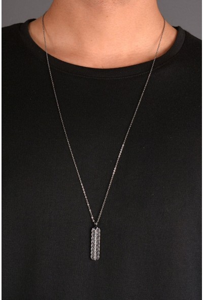 Koçmen Erkek Tarz Kolye K-0478 - Siyah