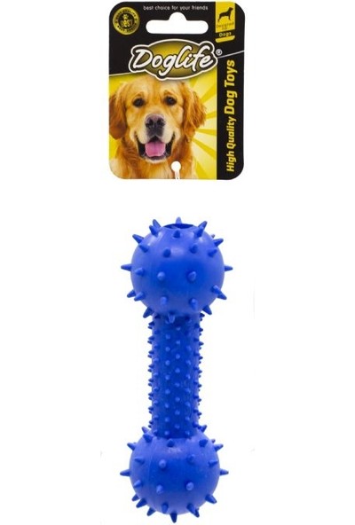 Doglife 202263 Köpekler İçin Kauçuk Dumbell Zilli Oyuncak Doglife 202263 Köpekler İçin Kauçuk Dumbell Zilli Oyuncak