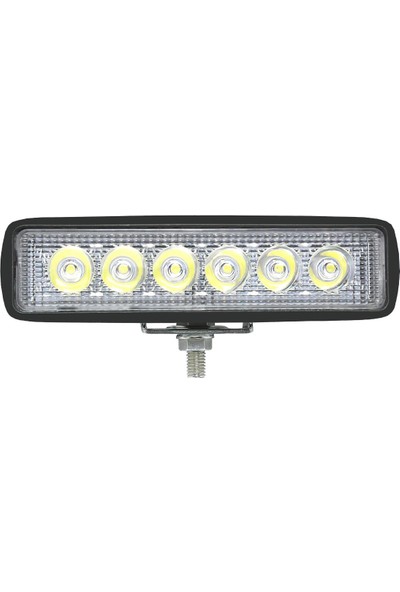 Carub Off Road 6 Led Projektör Lamba 10-30 V 18 W 15 x 4 cm Carub Off Road 6 Led Projektör Lamba 10-30 V 18 W 15 x 4 cm
