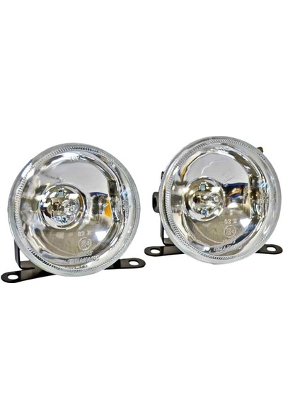 Carub Sis Lambası 9 cm Yuvarlak Beyaz H3 Ampullu 2 Adet Carub Sis Lambası 9 cm Yuvarlak Beyaz H3 Ampullu 2 Adet