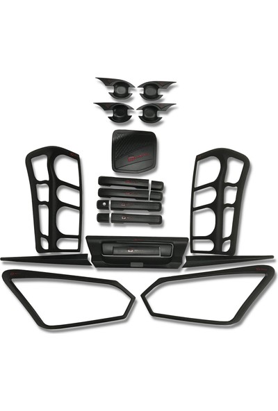 Sador 4x4 Isuzu D-Max Dış Çerçeve Kaplama Seti 2015+