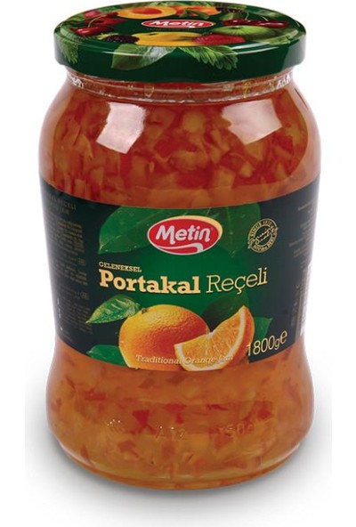 Metin Portakal Reçeli 1800 gr Cam Kavanoz Metin Portakal Reçeli 1800 gr Cam Kavanoz