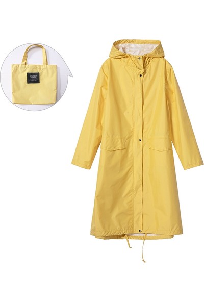 Cliber Life Yetişkin Yağmurluk Ücretsiz Bagtravel Siper ile Uzun Yağmurluk Panço Fermuarlı Slim Fit (Yurt Dışından)