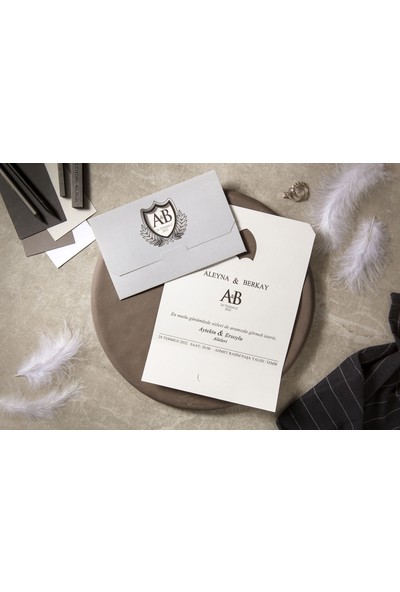 İklim Düğün Davetiyesi Fenomen Iklim 7075