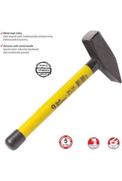 Sait Demirci Metal Saplı Çekiç 2000 gr