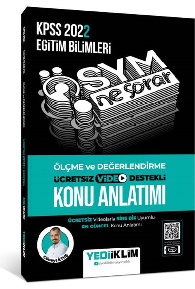 Yediiklim Yayınları 2022 KPSS Eğitim Bilimleri Ösym Ne Sorar Ölçme ve Değerlendirme Video Destekli Konu Anlatımı Yediiklim Yayınları 2022 KPSS Eğitim Bilimleri Ösym Ne Sorar Ölçme ve Değerlendirme Video Destekli Konu Anlatımı