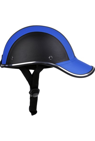 Blesiya Beyzbol Tarzı Motosiklet Bisiklet Kask Anti-Uv Güvenli Şapka Vizör Siyah Mavi (Yurt Dışından) Blesiya Beyzbol Tarzı Motosiklet Bisiklet Kask Anti-Uv Güvenli Şapka Vizör Siyah Mavi (Yurt Dışından)