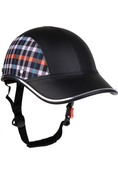 Blesiya Beyzbol Şapkası Şeklinde ABS + PU Bisiklet Kaskı - Siyah (Yurt Dışından)