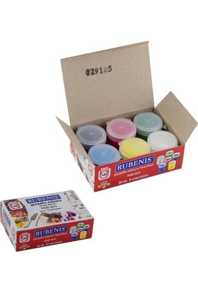 Guaj Boya 6'lı 30 ml