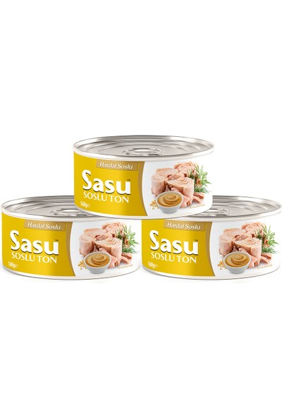 Sasu Hardal Soslu Ton Balığı 3x160 g İri Parça