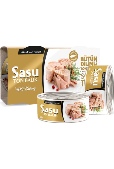 Sasu Klasik Ton Balığı 2x160 g Bütün Dilim