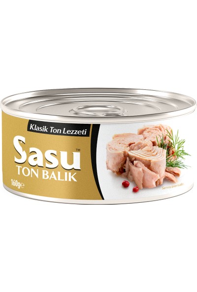 Sasu Klasik Ton Balığı 160 g Bütün Dilim Sasu Klasik Ton Balığı 160 g Bütün Dilim