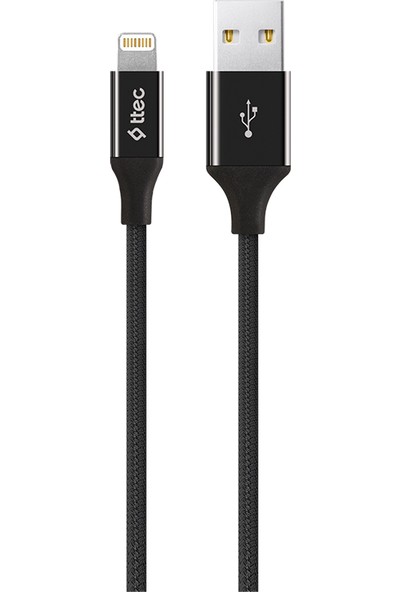 TTec AlumiCable iPhone Uyumlu Şarj Kablosu - Siyah 2DK16S