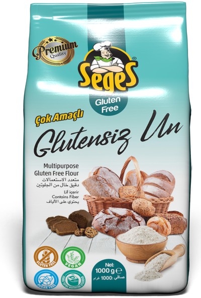 Seges Çok Amaçlı Glutensiz Un Karışımı 1 kg