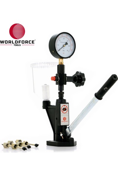 Worldforce Profesyonel Dizel Enjektör Test Cihaz Manometreli