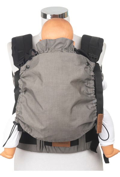 New Age Bebekle Büyüyen %100 Pamuklu Ergonomik Bebek Kanguru (0-4 Yaş) - SMOKY