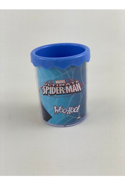 Cem Spiderman Plastik Masa Kalemliği Mavi Cem Spiderman Plastik Masa Kalemliği Mavi