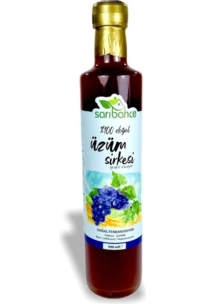 Sarıbahçe Doğal Üzüm Sirkesi 500 ml