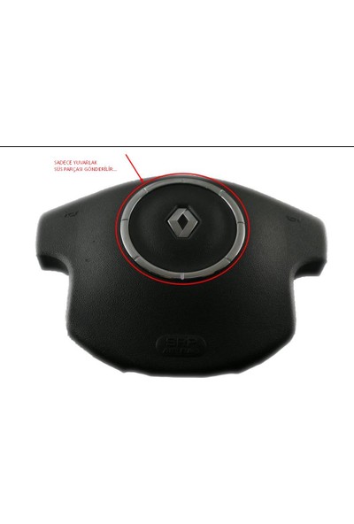 Nevreva Megane 2 Scenic 2 Kangoo 2 Airbag Süs Çerçevesi Parlak Krom Nevreva Megane 2 Scenic 2 Kangoo 2 Airbag Süs Çerçevesi Parlak Krom