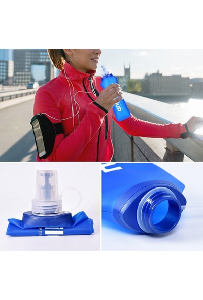 Kingwheat 500 ml Tpu Soft Flask Su Outdoor Spor (Yurt Dışından)