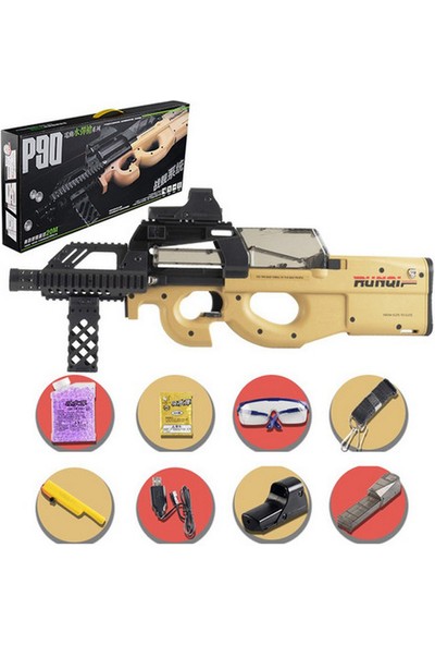 Kingwheat P90 Elektrikli Su Tüfeği Dış Mekanda Simüle Ediyor Cs ve (Yurt Dışından)
