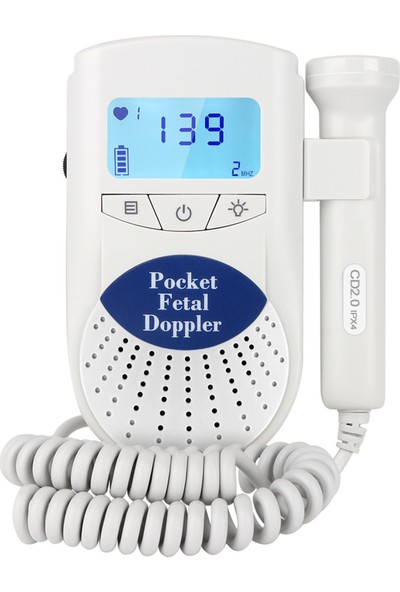 Shopfocus Cep Ev Fetal Doppler Bebek Kalp Atışı Dedektörü Doppler (Yurt Dışından)