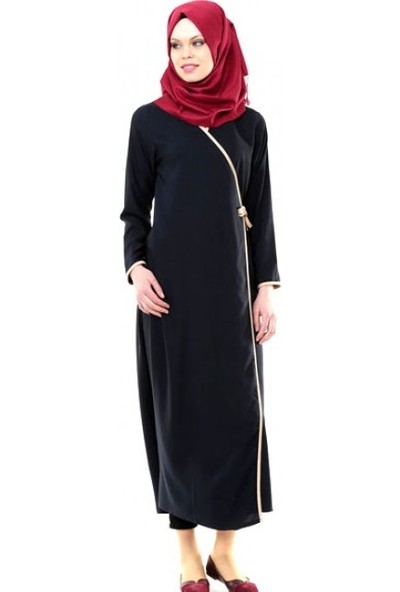 Çağrı Namaz Elbisesi - Yandan Bağlamalı - Lacivert - No:10