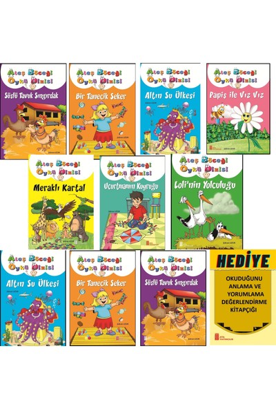 Ata Yayıncılık 1.ve 2. Sınıflar Ateş Böceği Öykü Dizisi 10 Kitap + Okuduğunu Anlama Değerlendirme Testi Ata Yayıncılık 1.ve 2. Sınıflar Ateş Böceği Öykü Dizisi 10 Kitap + Okuduğunu Anlama Değerlendirme Testi