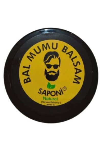Saponi Doğal Saç Sakal Bıyık Besleyici ve Sabitleyici Balmumlu Balsam