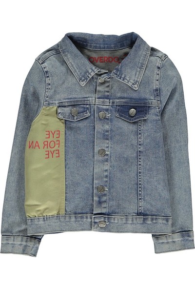 Overdo Dijital Baskılı Kot Ceket