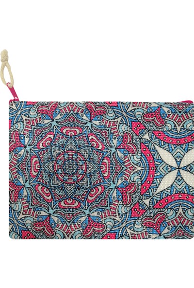 Movebeach Desenli Makyaj Çantası