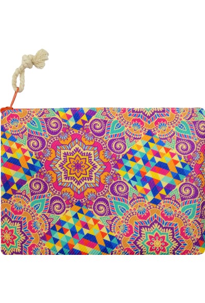 Movebeach Desenli Makyaj Çantası