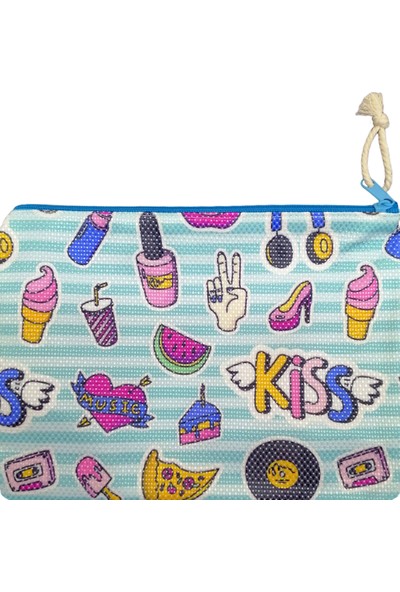 Movebeach Desenli Makyaj Çantası
