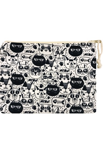 Movebeach Desenli Makyaj Çantası