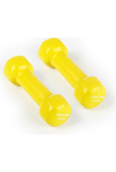 Dynamic Eco 0,5 kg x 2 Adet Vinyl Kaplı Dambıl Set ( Içi Demir ve Karışım )