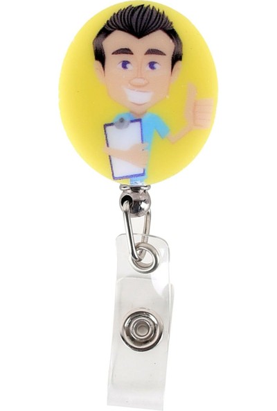 Blue Hemşir Doktor Hasta Bakıcı Temalı Yoyo Kartlık