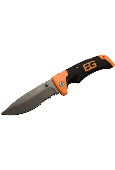Gerber GB Bear Grylls 114 Survival Kamp Çakı 19 cm - Kauçuk Sap, Testere Ağız Gerber GB Bear Grylls 114 Survival Kamp Çakı 19 cm - Kauçuk Sap, Testere Ağız
