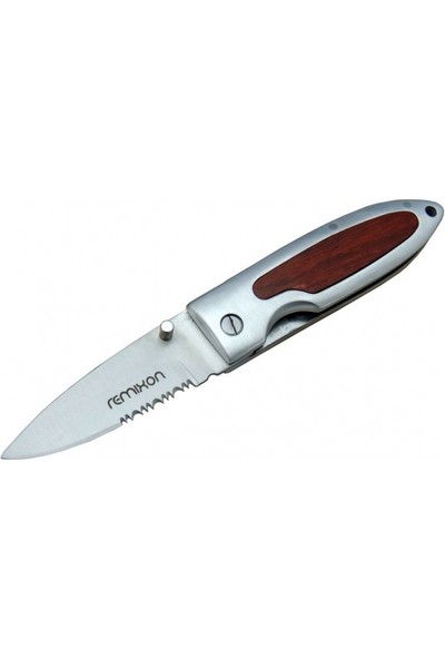 Lanmark Remixon RMX5000 Testereli Kamp Çakı 16,5 cm - Manuel, Metal & Ahşap Sap Lanmark Remixon RMX5000 Testereli Kamp Çakı 16,5 cm - Manuel, Metal & Ahşap Sap