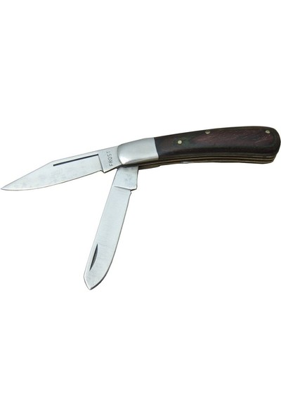 Muhtelif K-29 Falkon Çiftli Çakı 14 cm - Ahşap Sap, Manuel