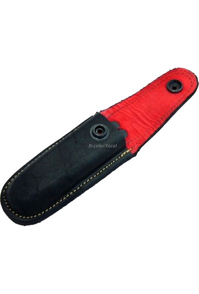Muhtelif Hakiki Deri Çakı Kılıfı No:2 - 12 Cm, Kemerlikli